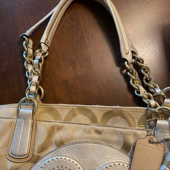 Coach | Bags | Coach Colette Signature Op Art Sateen | Poshmark